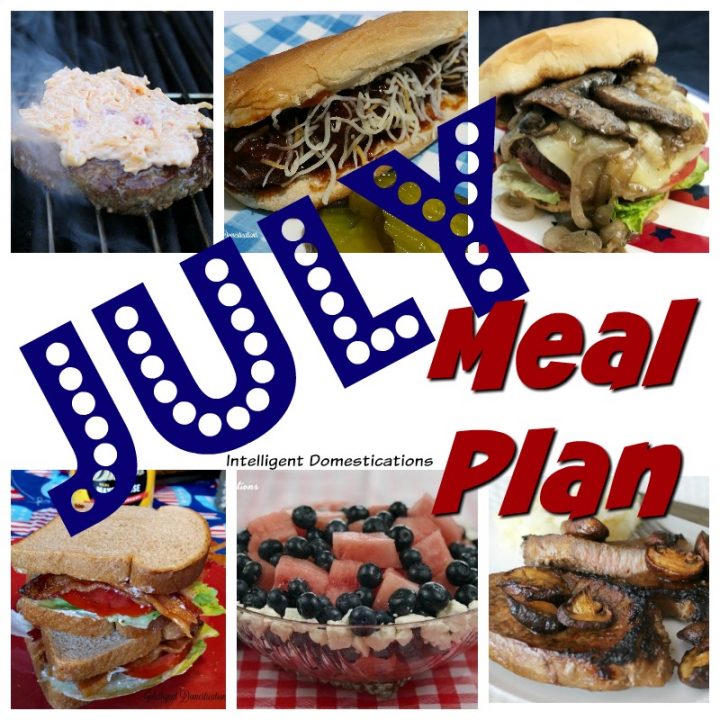 July Meal Plan Week 1 - Intelligent Domestications