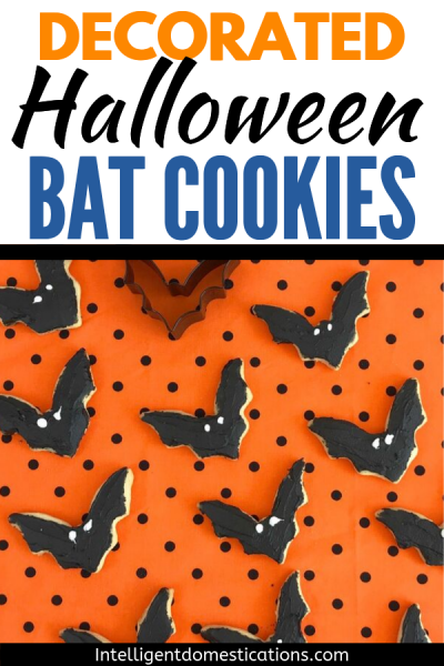 Flying Bats Halloween Sugar Cookies Recipe - Intelligent Domestications