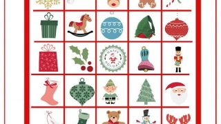 Cute Printable Christmas Bingo Game - Intelligent Domestications