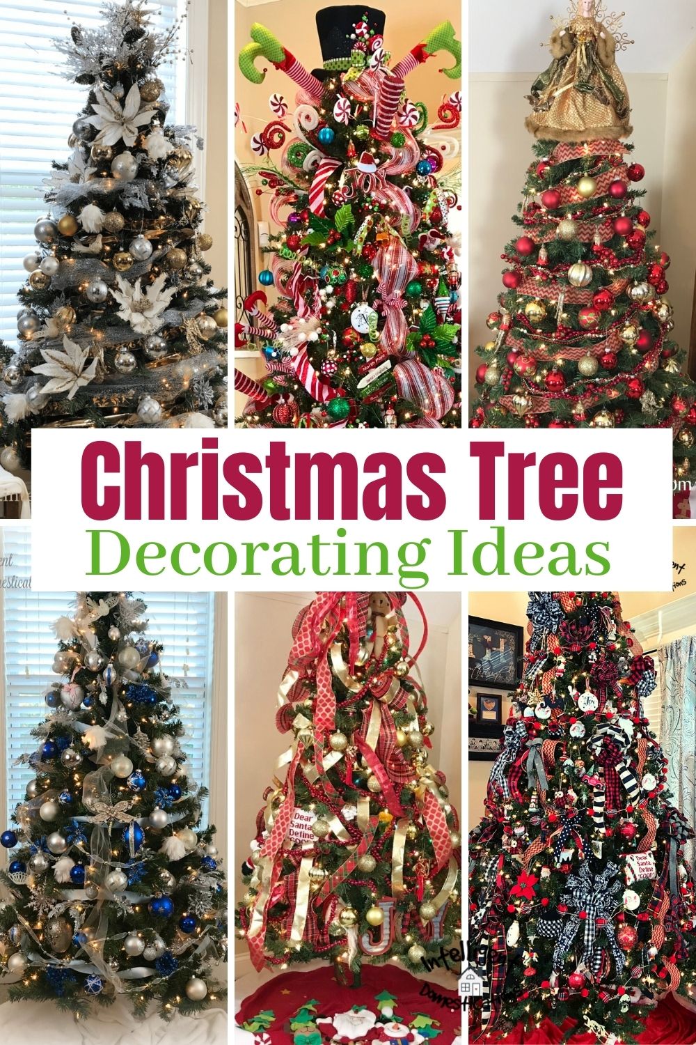 9 Christmas Tree Decorating Ideas - Intelligent Domestications
