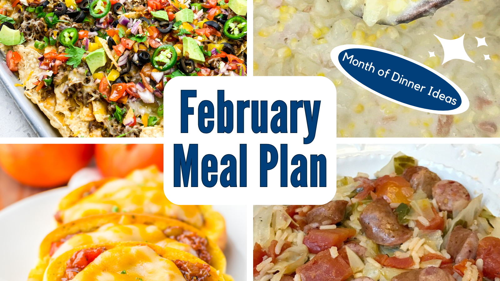 February Meal Plan - Intelligent Domestications